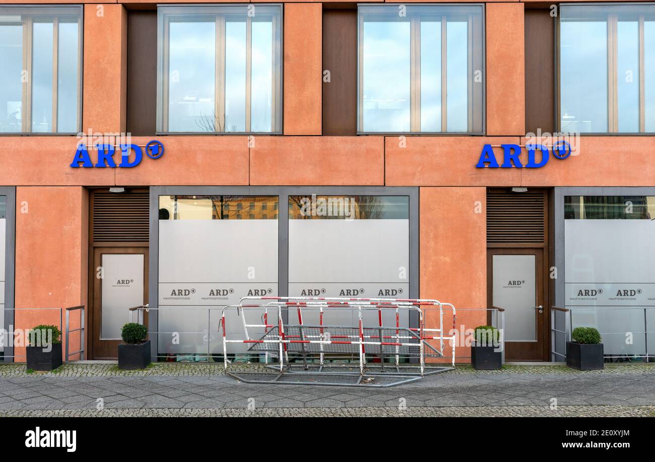 Entrance To The ARD Capital Office, Berlin, Germany Stock Photo - Alamy