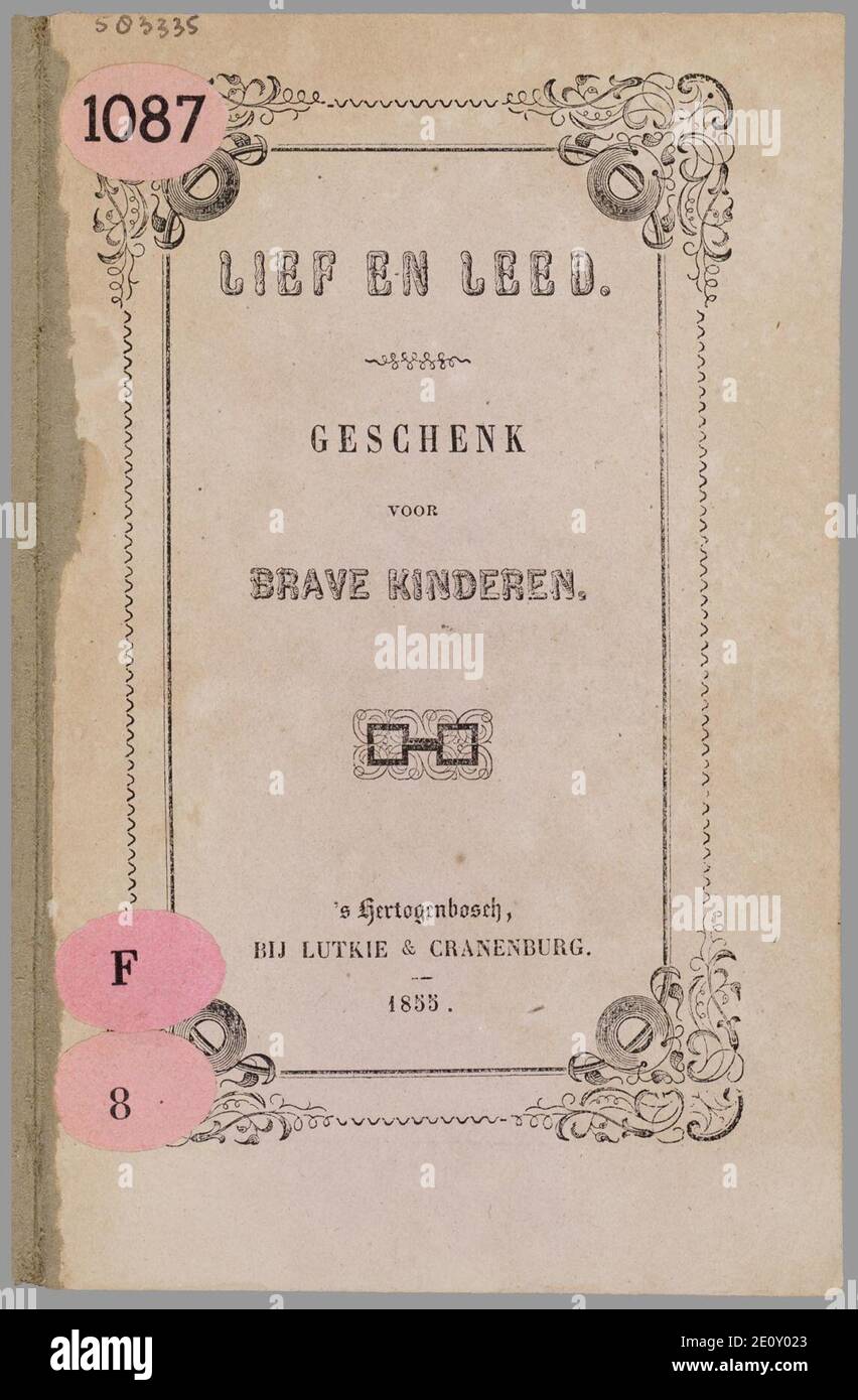 Lief en leed - geschenk voor brave kinderen Stock Photo - Alamy