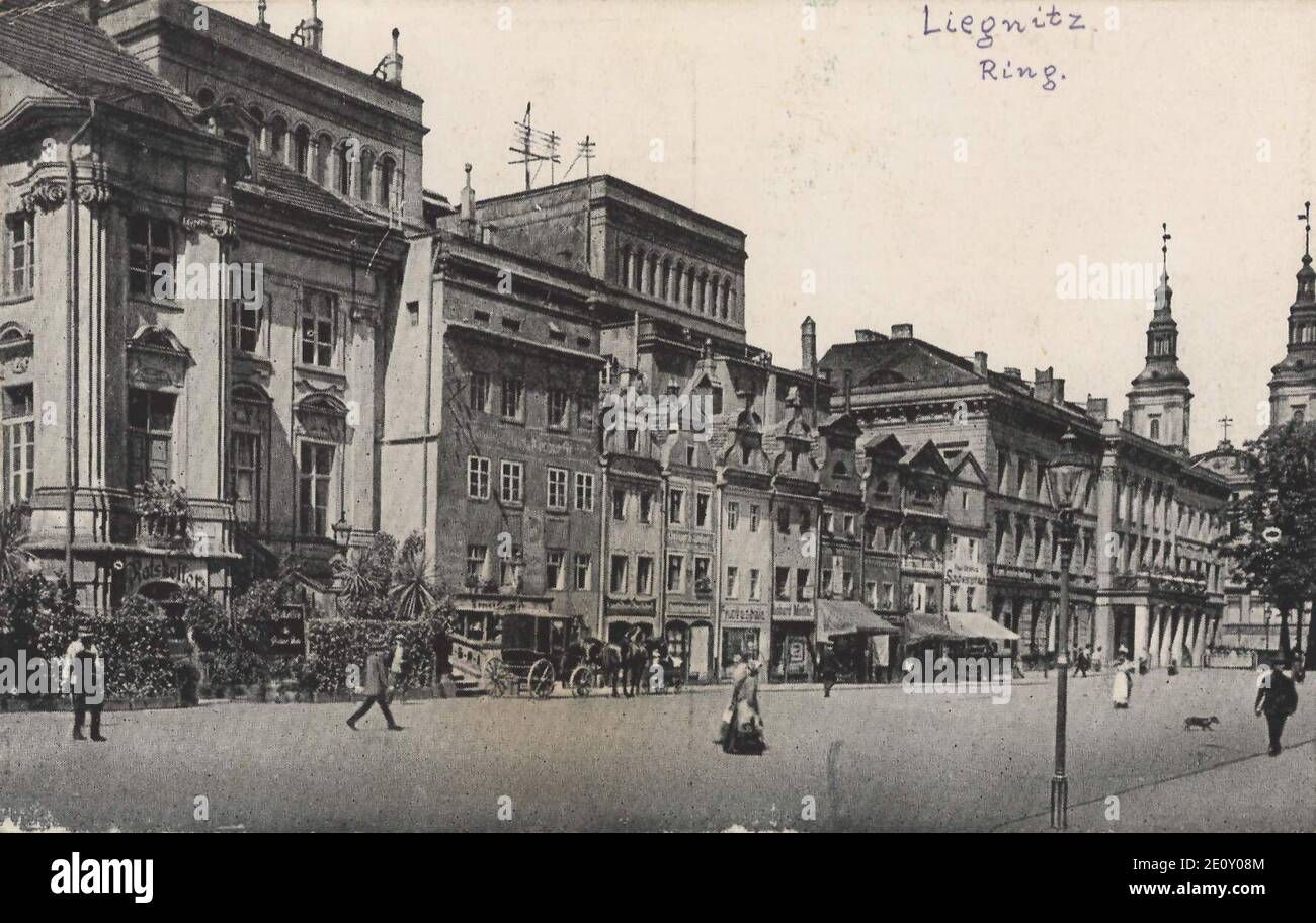 Liegnitz, Schlesien - Ring (2 Stock Photo - Alamy