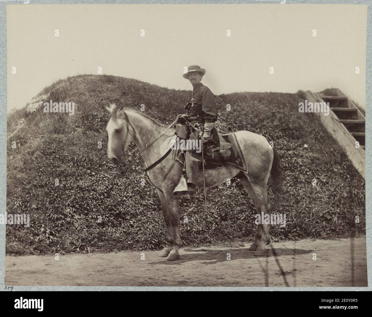 Lieut. J. S. Eckle (i.e. Echel), 50th Pa. Infantry Stock Photo - Alamy