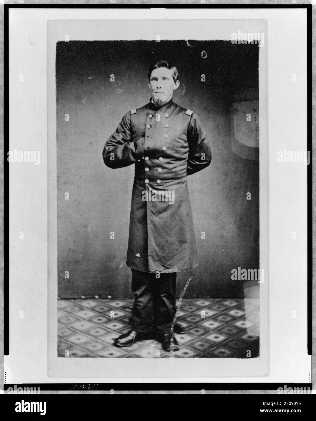 Lieutenant Colonel Samuel M. McClelland, Union officer, full-length ...