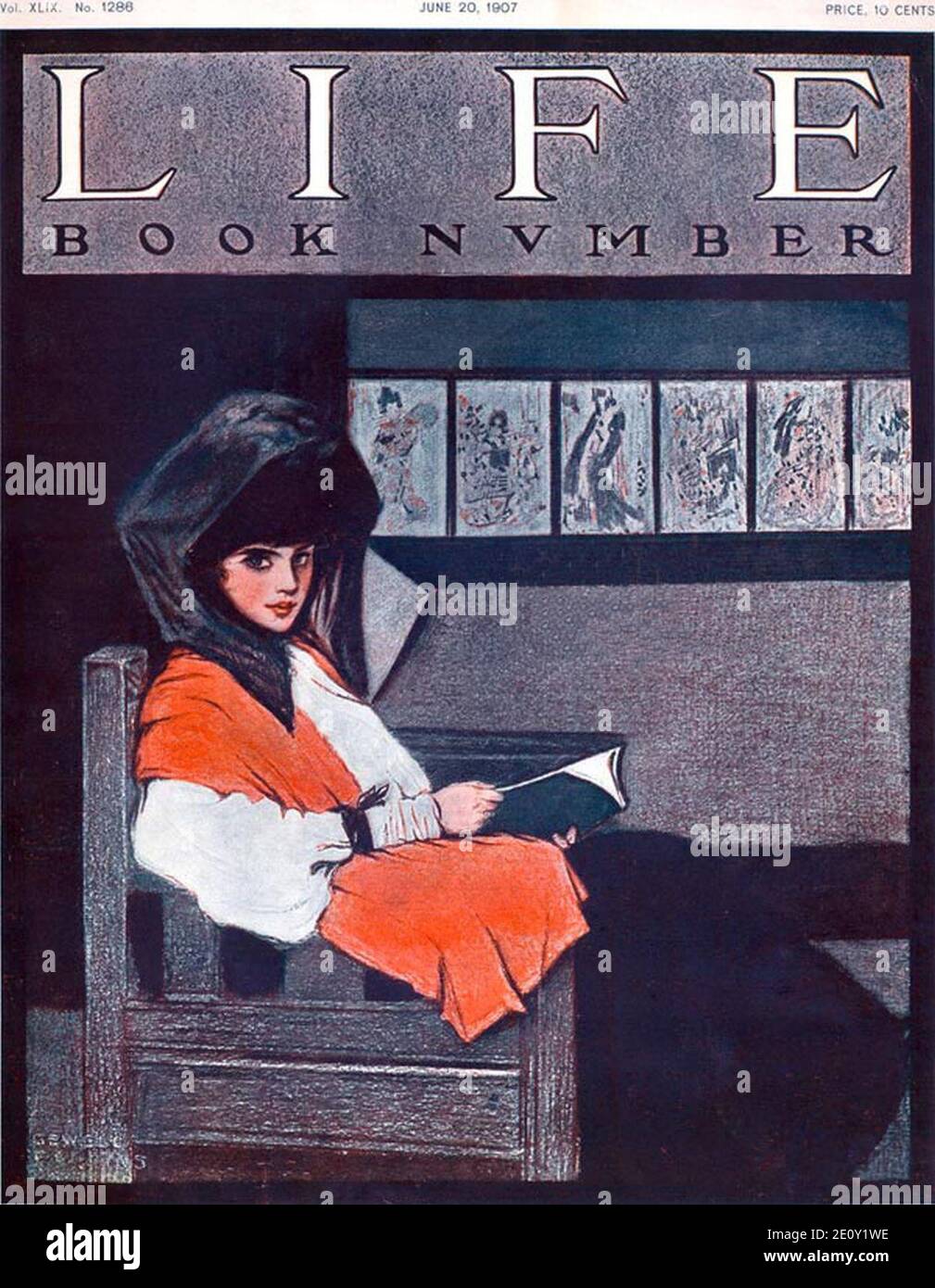Life magazine cover 1907-06-20 Stock Photo - Alamy