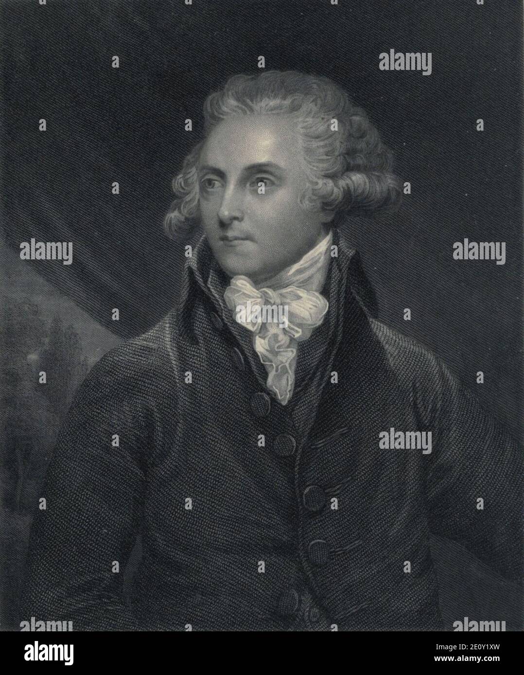 Life of Edmond Malone - portrait Stock Photo - Alamy