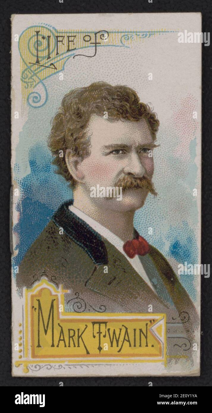 Life of Mark Twain Stock Photo - Alamy