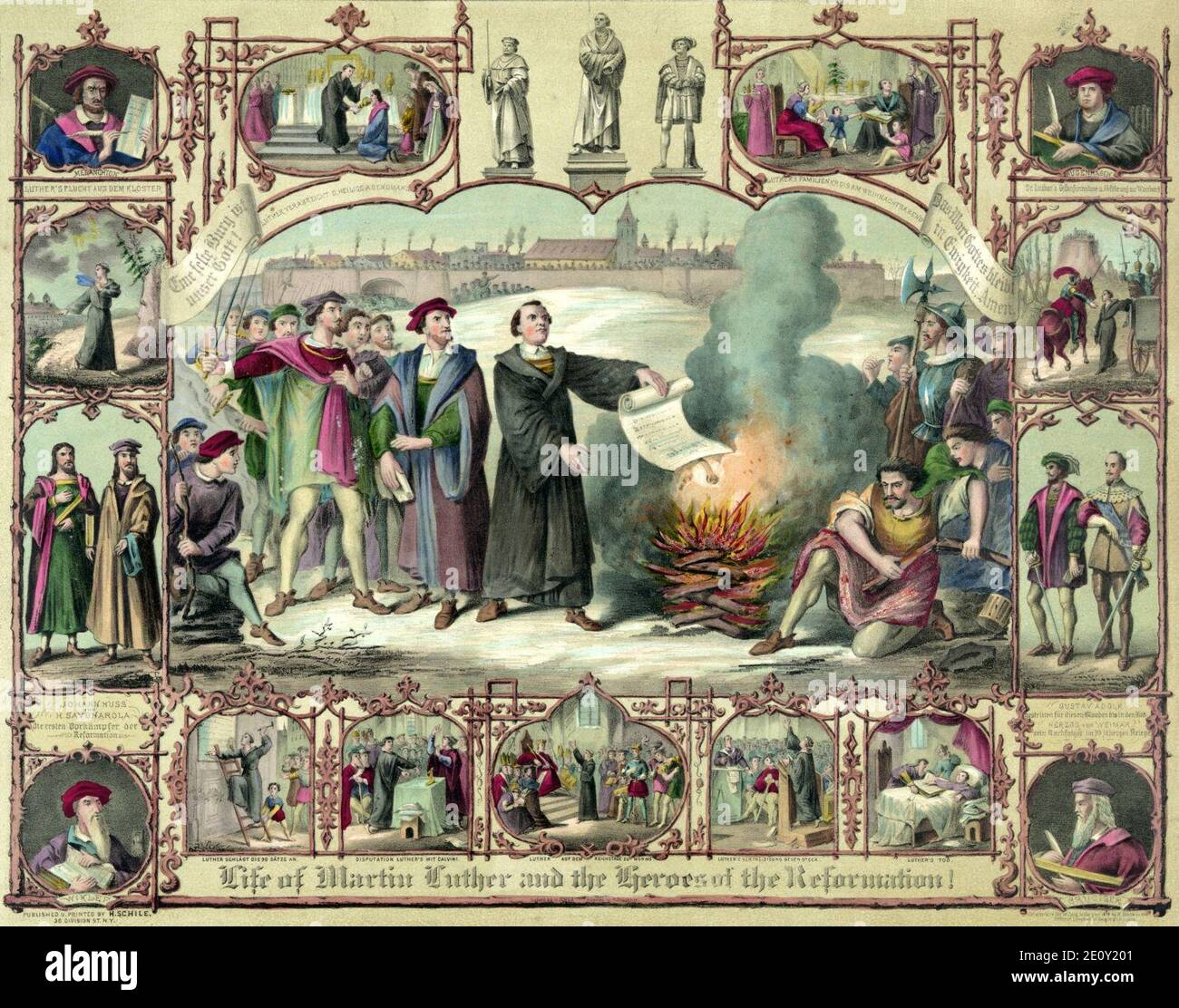 Life of Martin Luther Stock Photo - Alamy