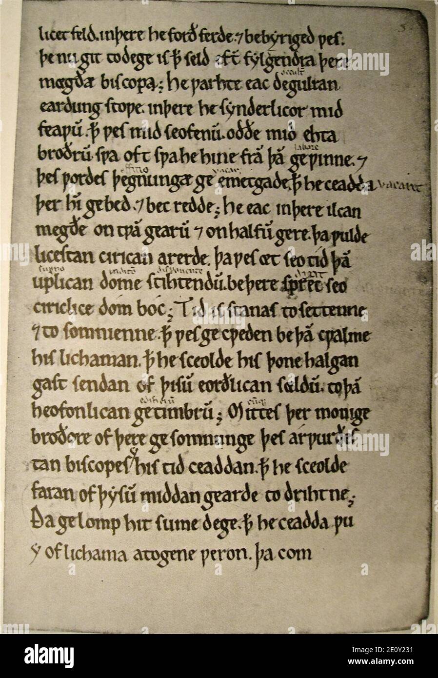 Life of St. Chad Stock Photo - Alamy