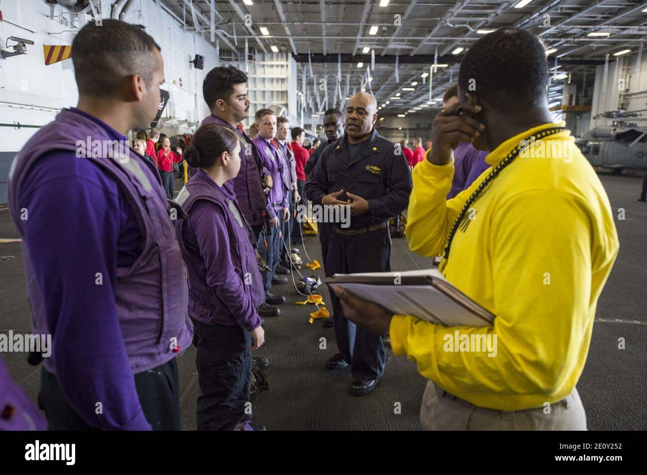 Life preserver inspection 160202 Stock Photo - Alamy