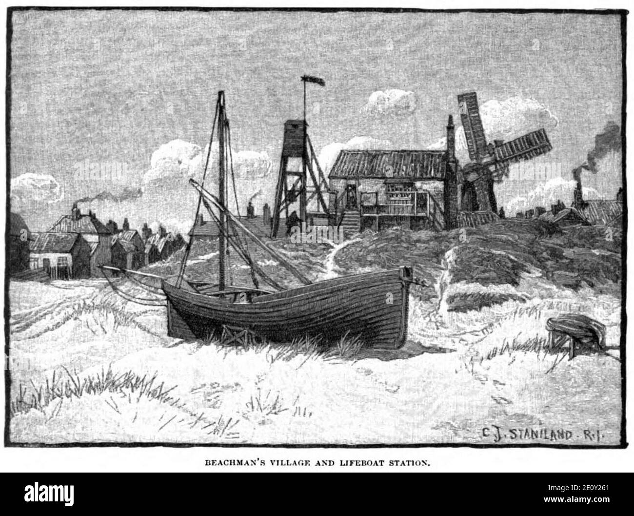 Lifeboats and Lifeboat-men by C F Staniland-Village and Lifeboat ...