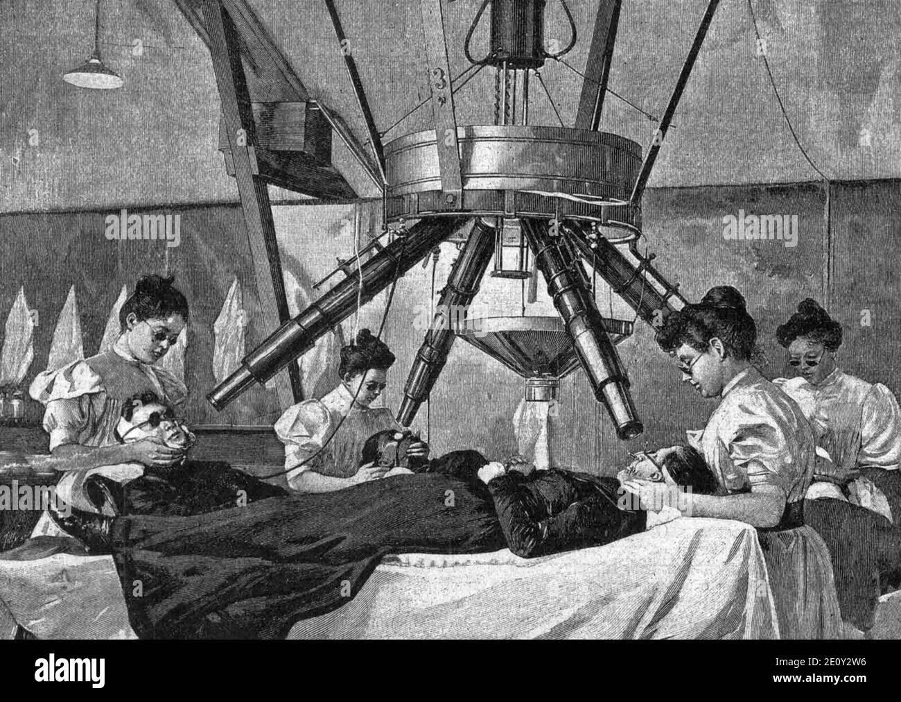 Light therapy 1901 Stock Photo - Alamy