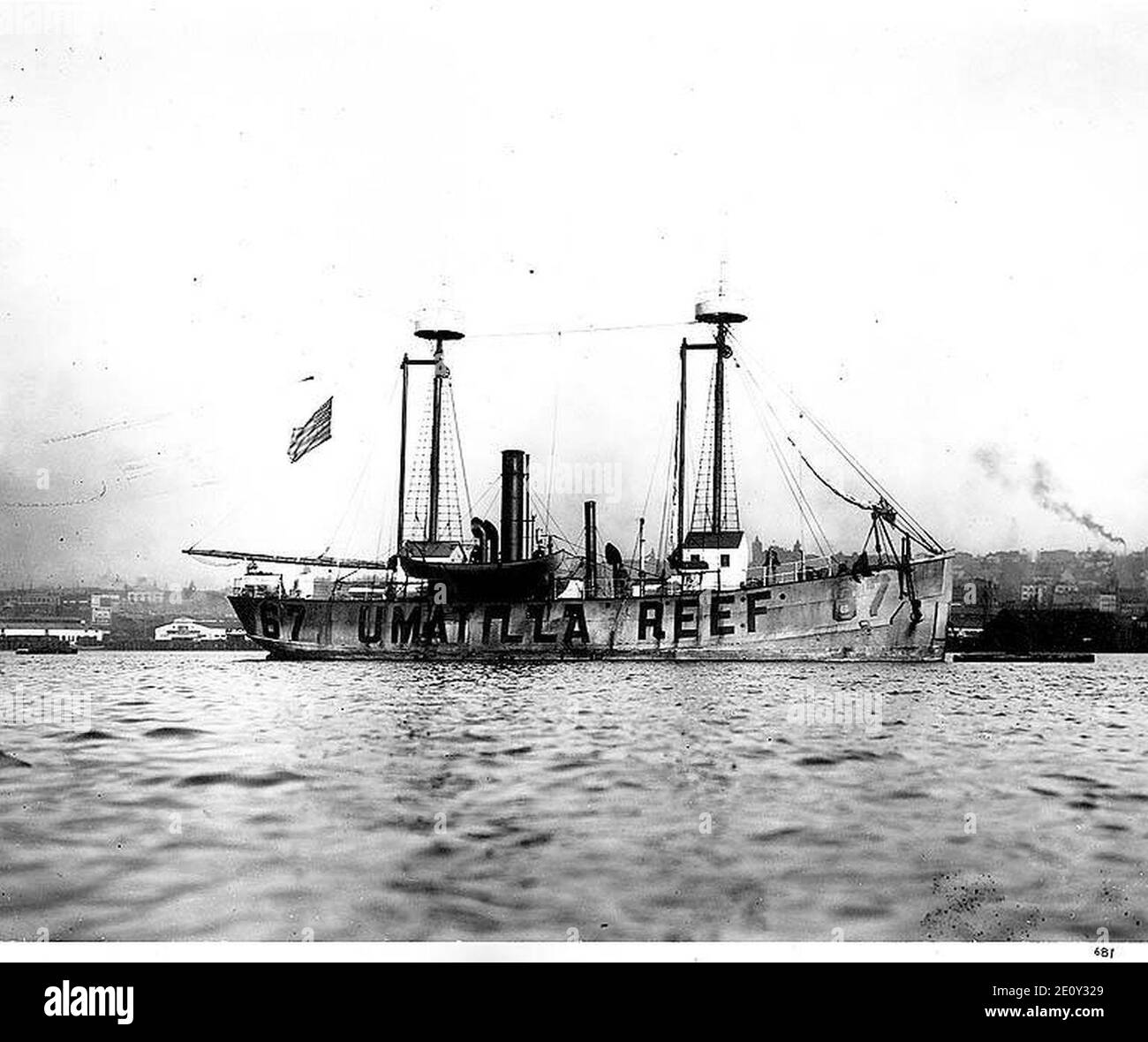 Lightship UMATILLA (CURTIS 141 Stock Photo - Alamy