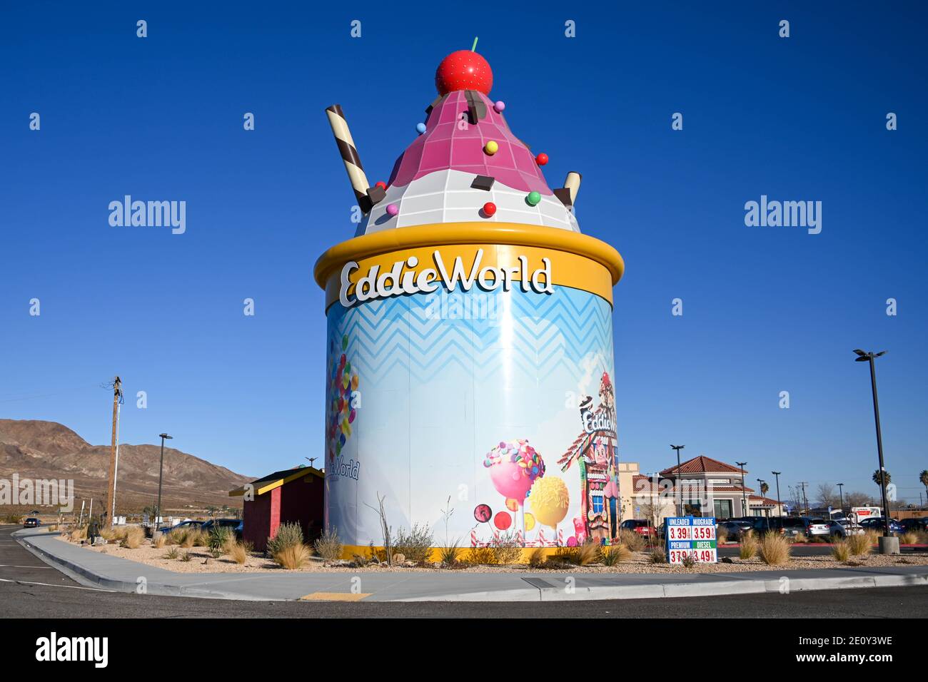 A general view of Eddie World convenience store and gasoline station ...