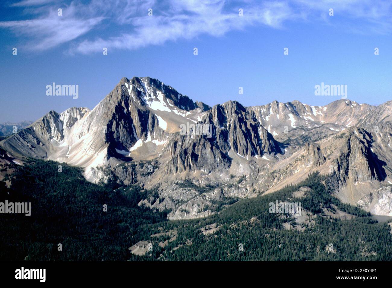 Castle Peak in the White Cloud Mountains (Cecil D. Andrus - White ...