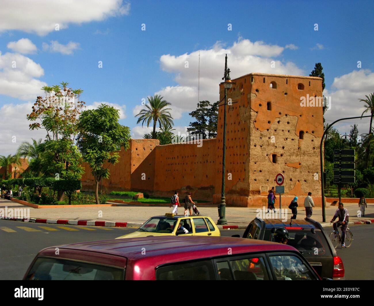 The ancient fortress in Marrakech, Morocco Stock Photo - Alamy
