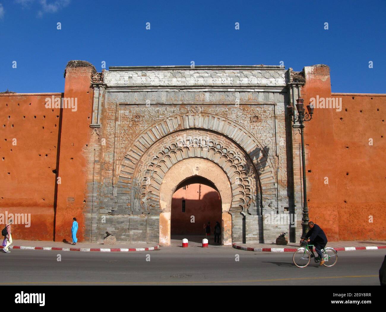 The ancient fortress in Marrakech, Morocco Stock Photo - Alamy