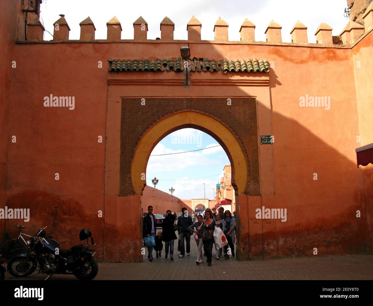 The ancient fortress in Marrakech, Morocco Stock Photo - Alamy