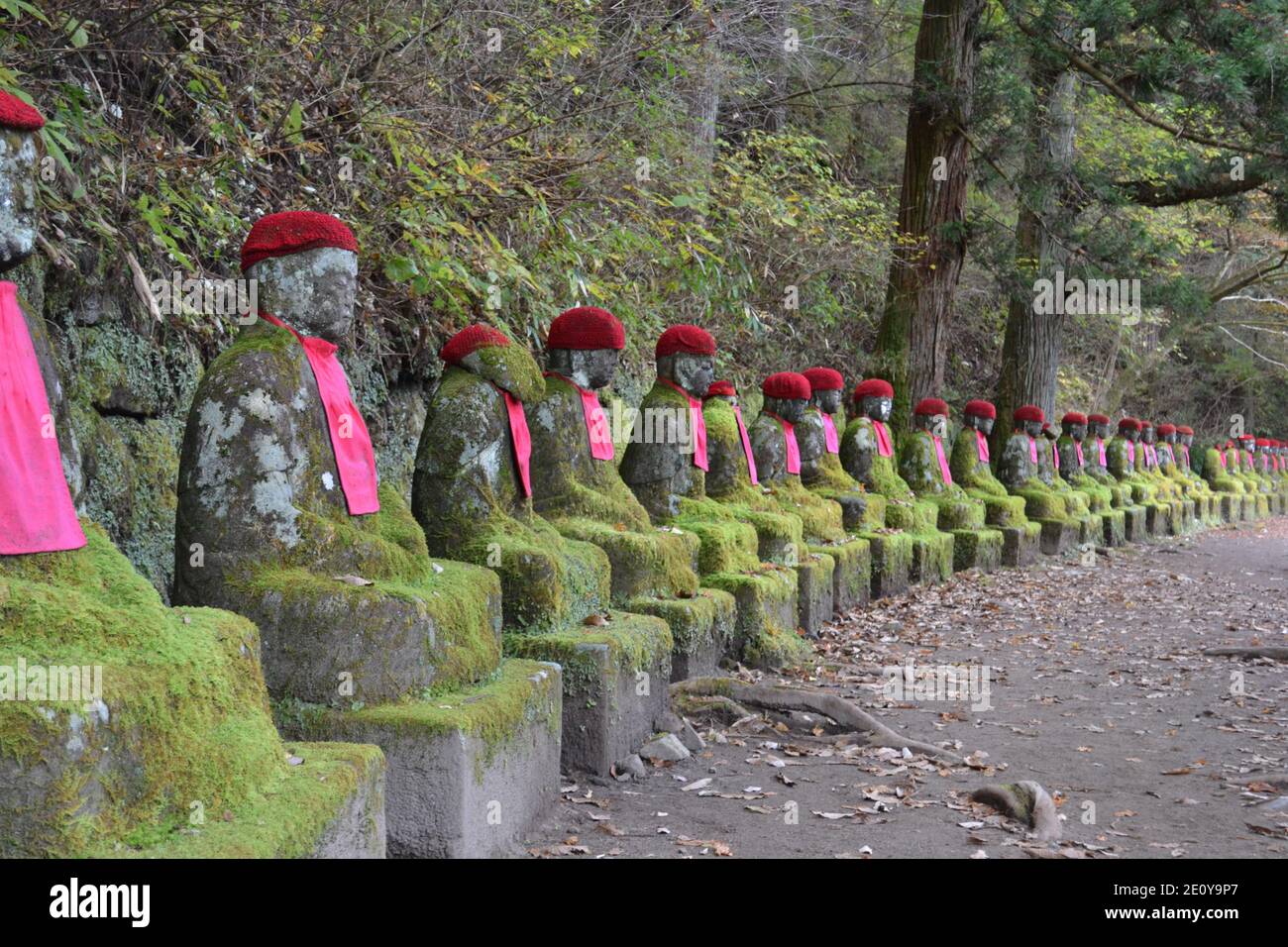 Statues at buddhist cemetary Stock Photo - Alamy