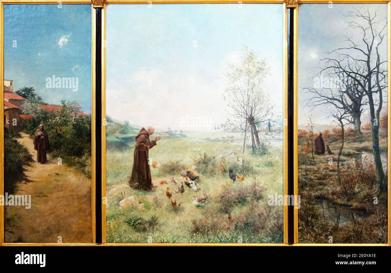 Lille PdBA Frederic legende st francois Stock Photo - Alamy