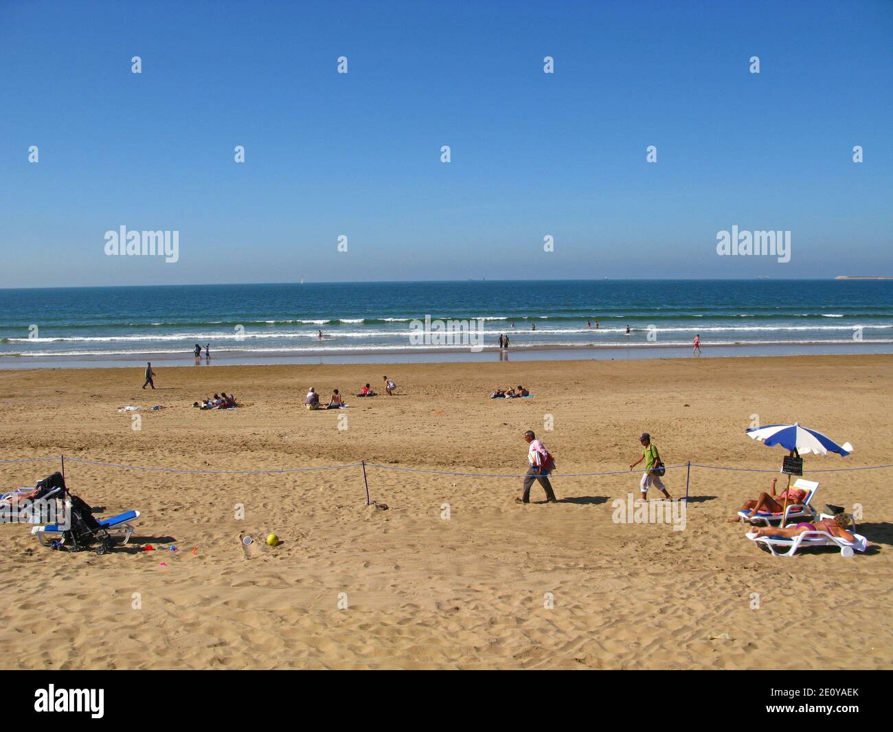 The beach in Agadir, Morocco Stock Photo - Alamy