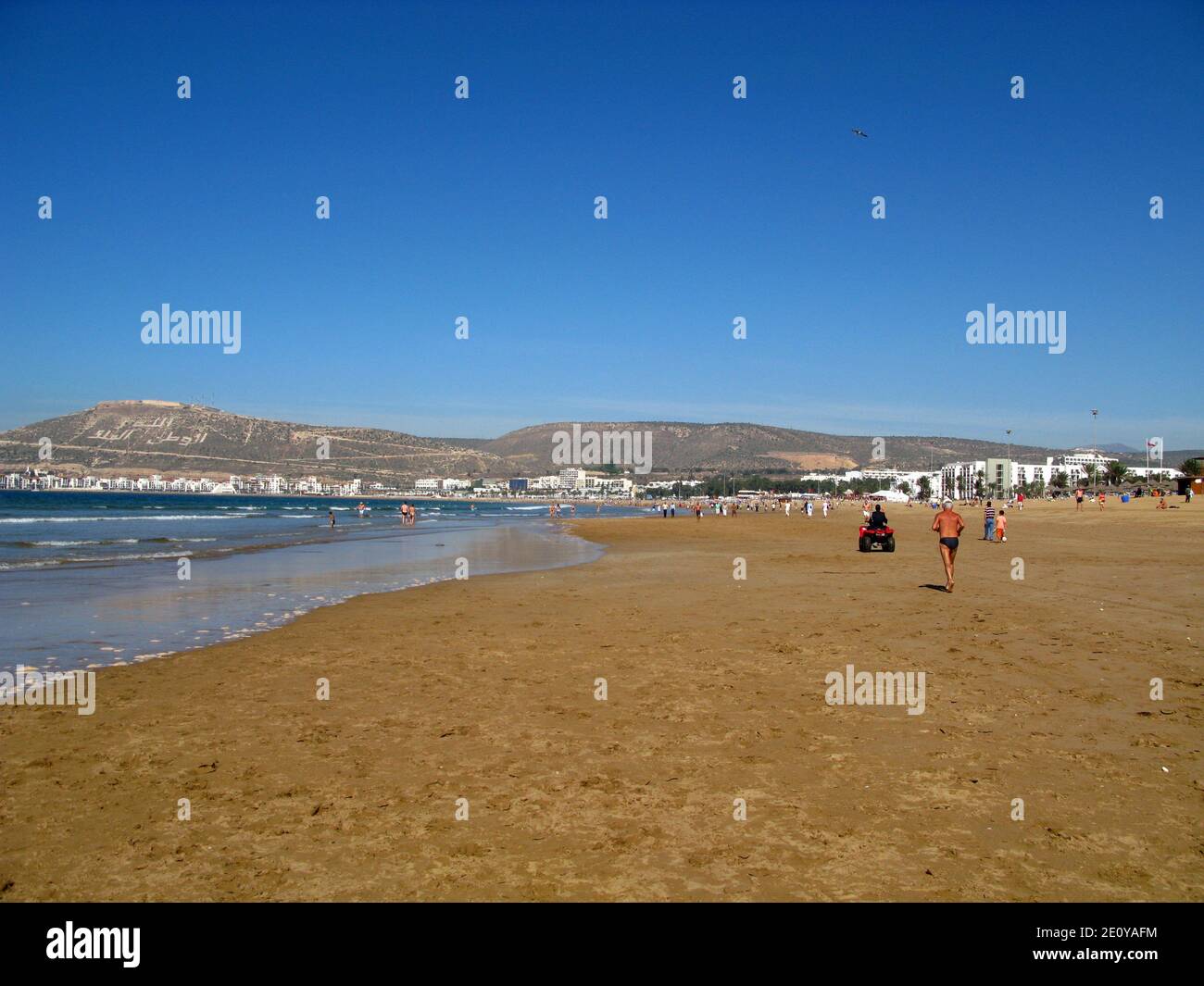 The beach in Agadir, Morocco Stock Photo - Alamy