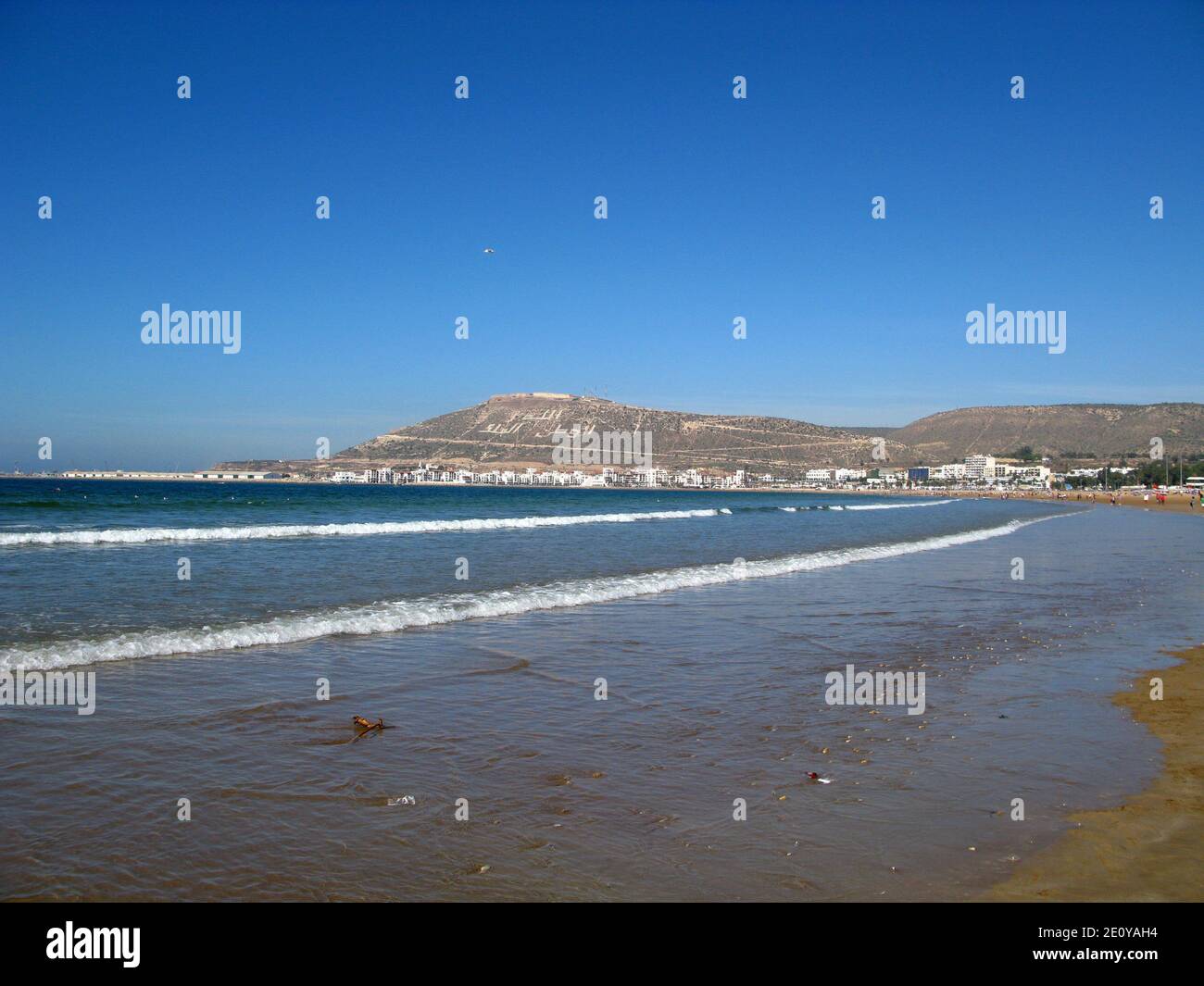 The beach in Agadir, Morocco Stock Photo - Alamy