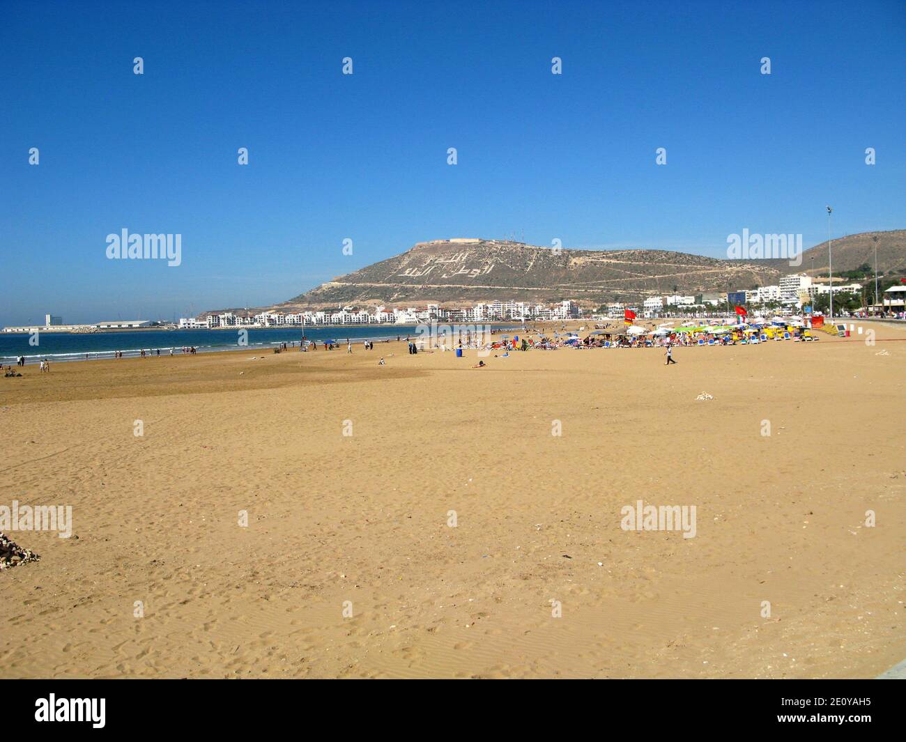The beach in Agadir, Morocco Stock Photo - Alamy