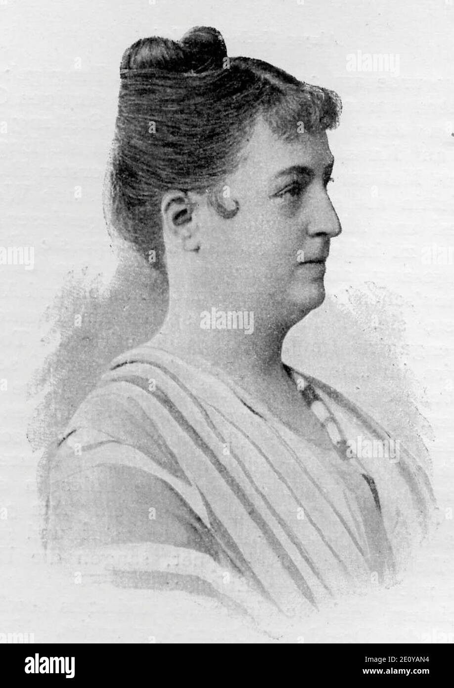 Lilli Lehmann AEhrlichSängerinnen1895 Stock Photo - Alamy