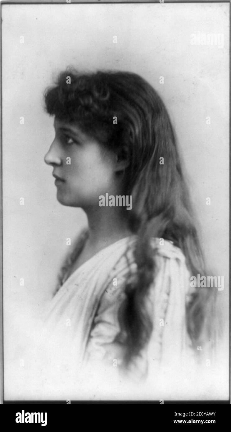 Lillie langtry 1853 1929 Black and White Stock Photos & Images - Alamy