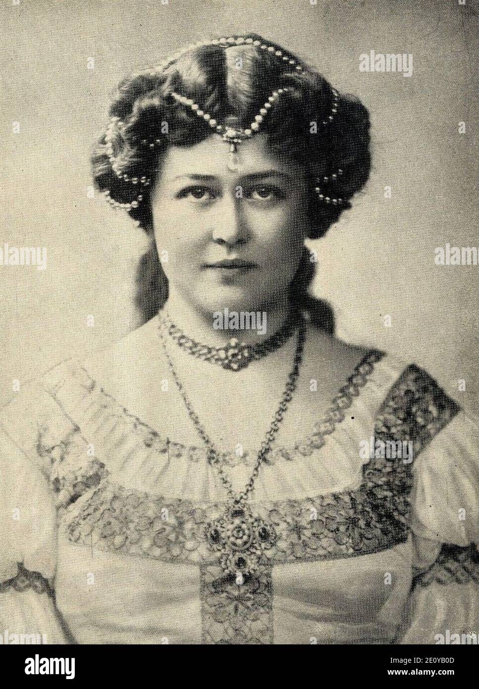 Lilly Hafgren-Waag als 'Eva' in Wagners 'Meistersinger', 1912 Stock ...