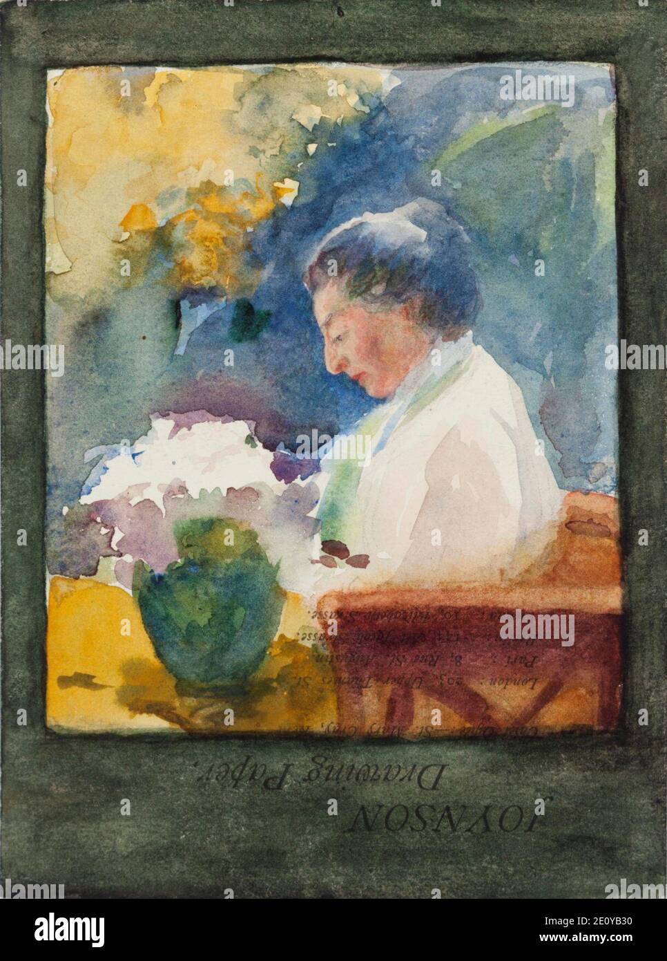Lily Walther. Sitting female Figure (Portrait of Mrs Bremen) TKM 0205A ...