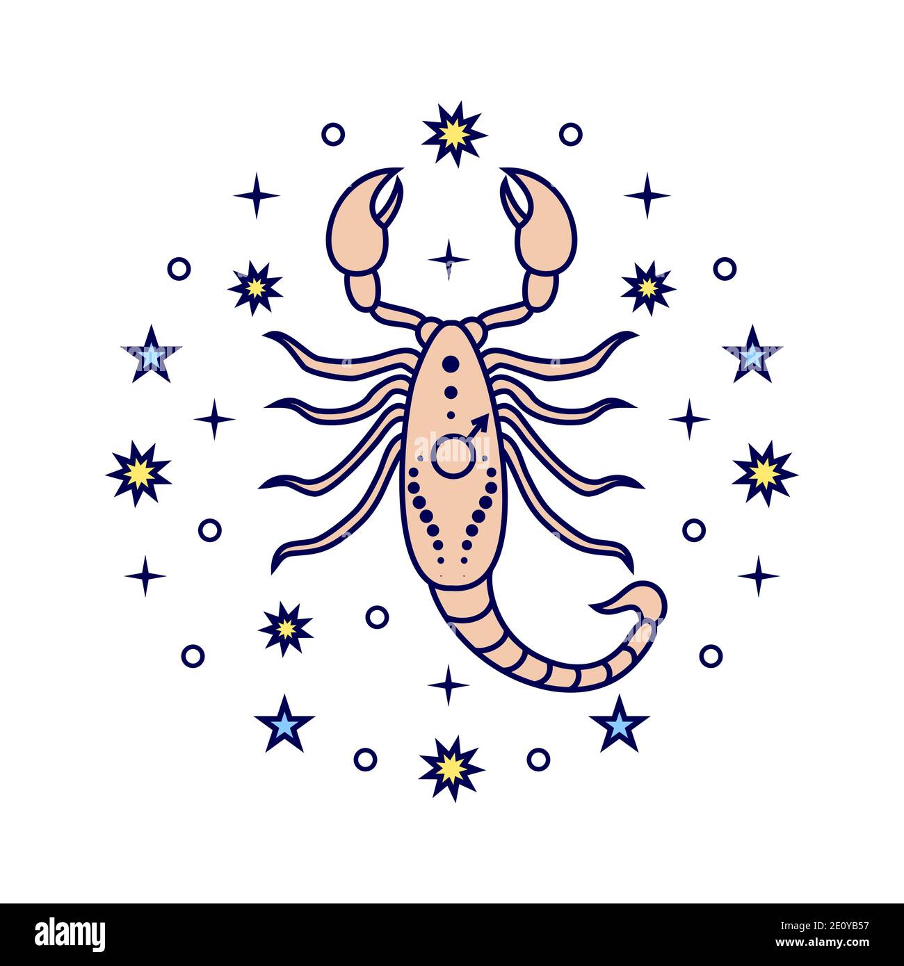 Scorpio zodiac sign Stock Vector Image & Art - Alamy