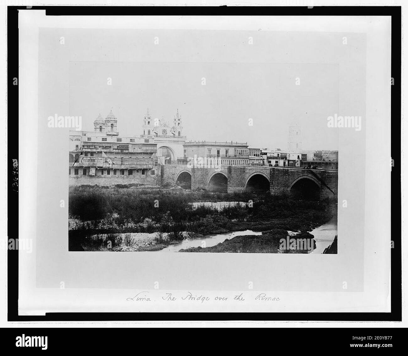 Lima. The bridge over the Rimac Stock Photo - Alamy