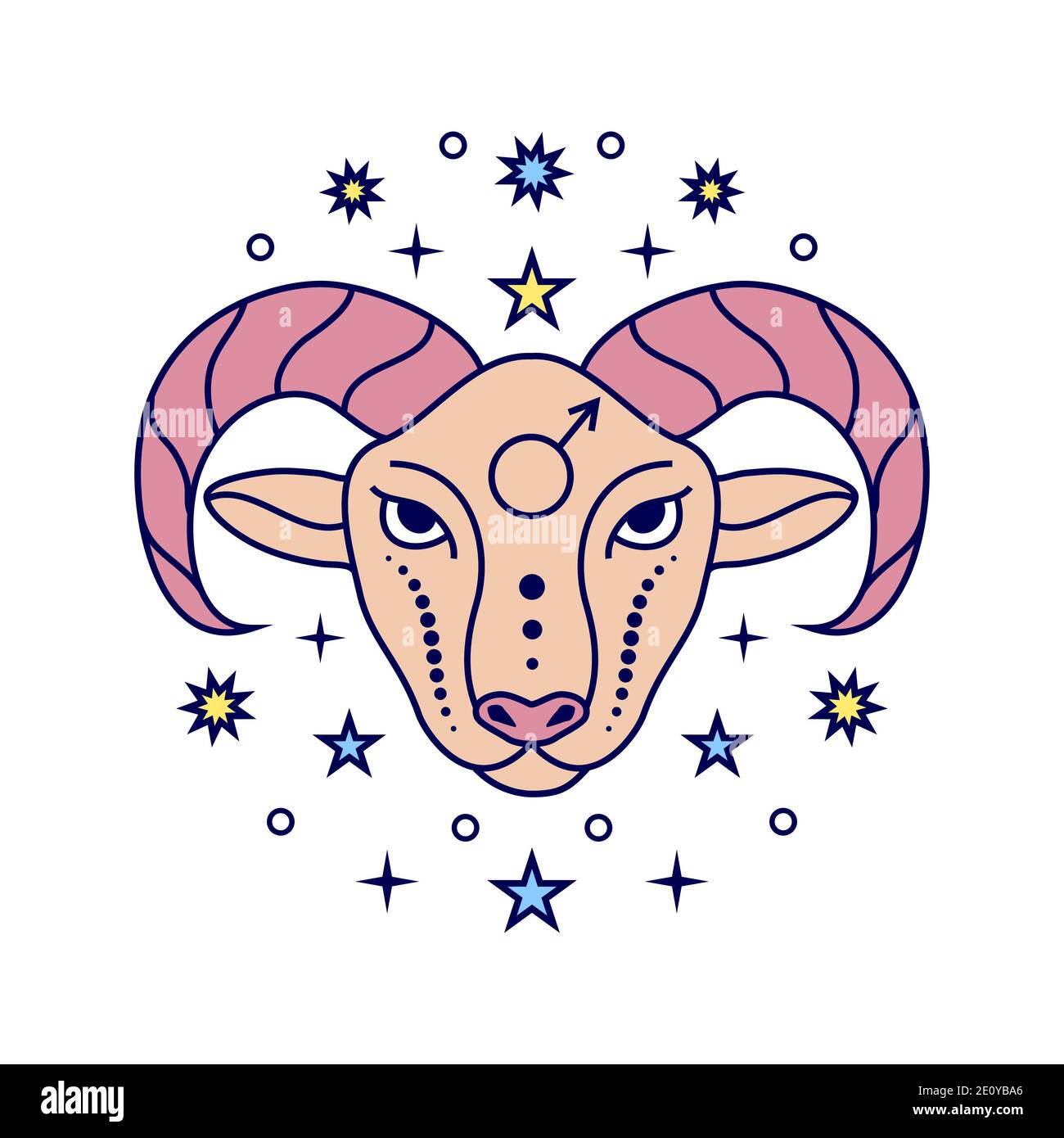 Aries zodiac sign hi-res stock photography and images - Alamy