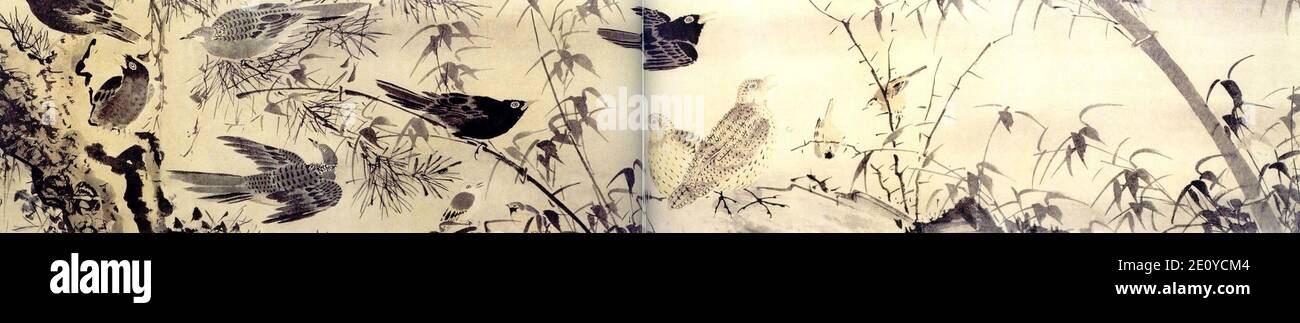 Lin Liang Birds in Bushes Stock Photo - Alamy