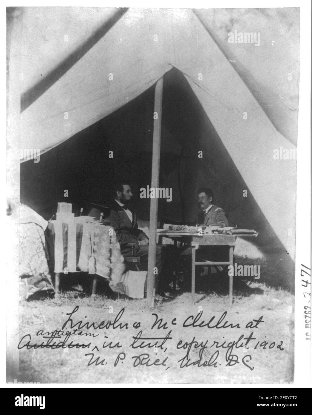 Mcclellan and lincoln hi-res stock photography and images - Alamy