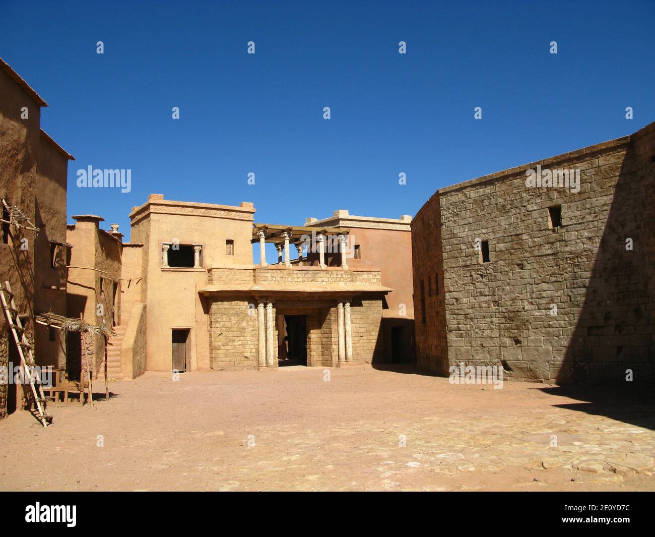 Atlas Film Studio in Sahara desert, Ouarzazate, Morocco Stock Photo - Alamy