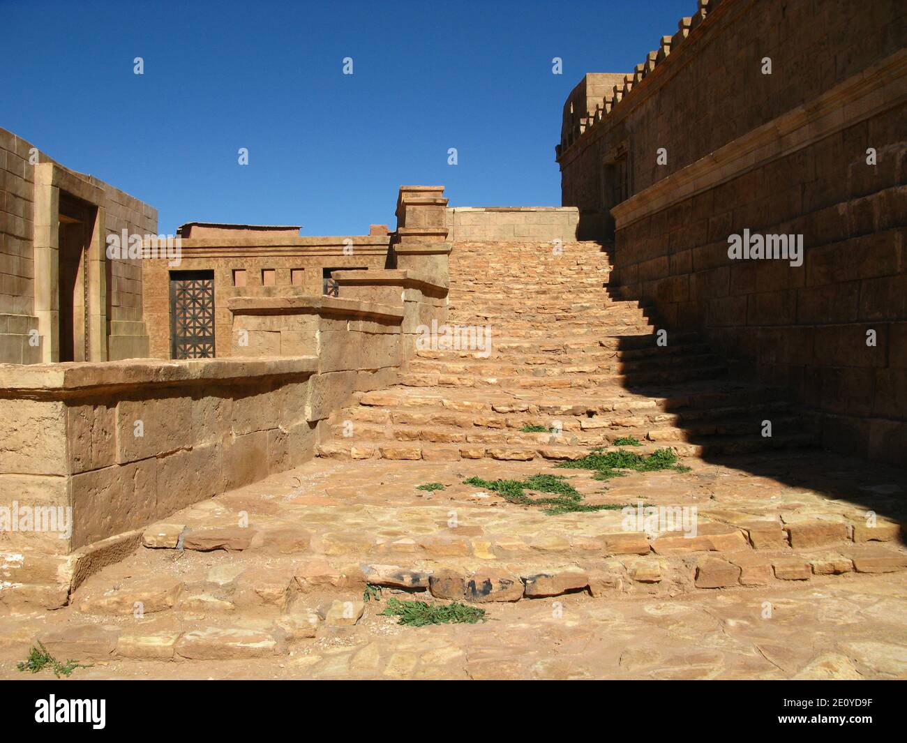 Atlas Film Studio in Sahara desert, Ouarzazate, Morocco Stock Photo - Alamy