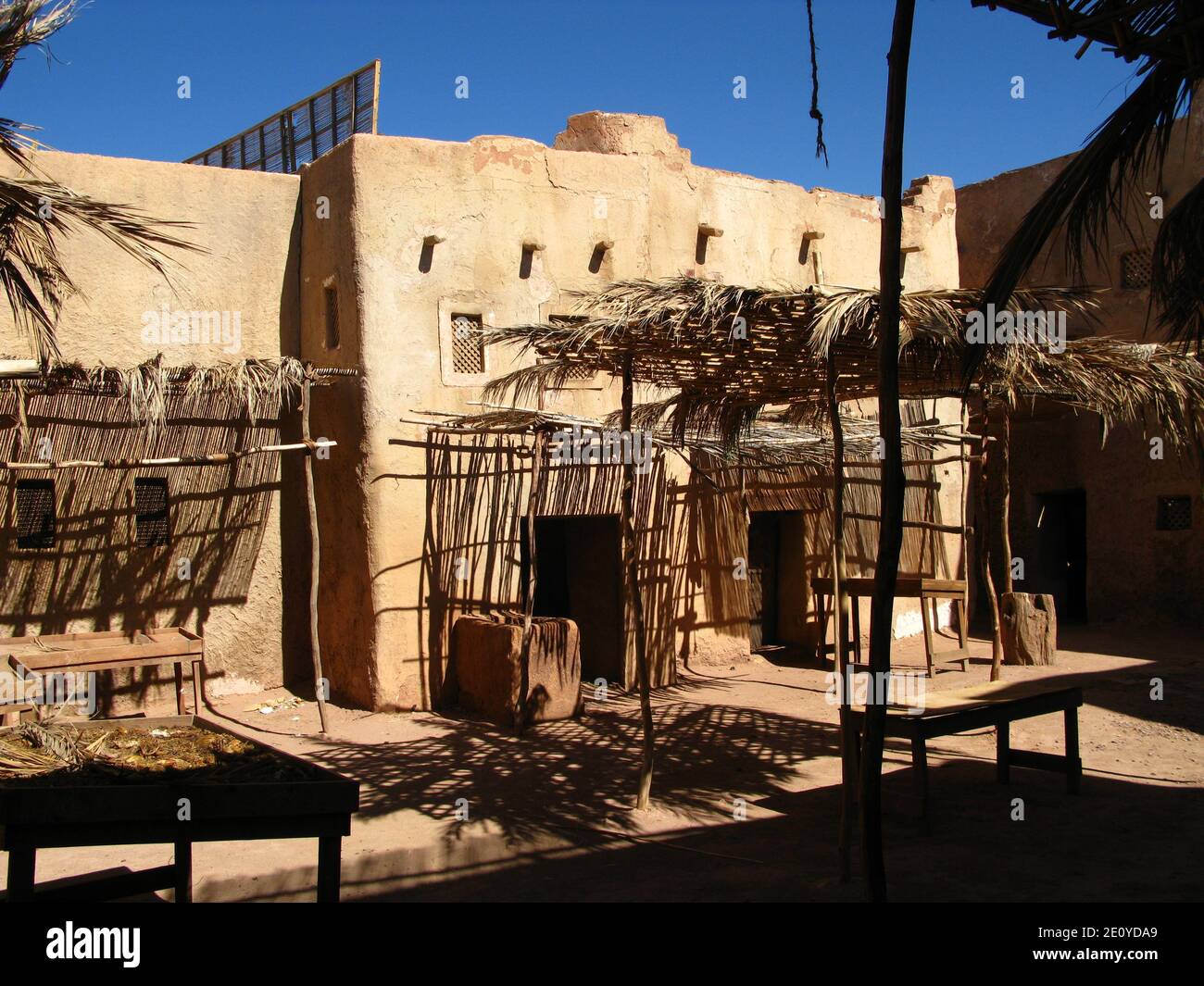 Atlas Film Studio in Sahara desert, Ouarzazate, Morocco Stock Photo - Alamy