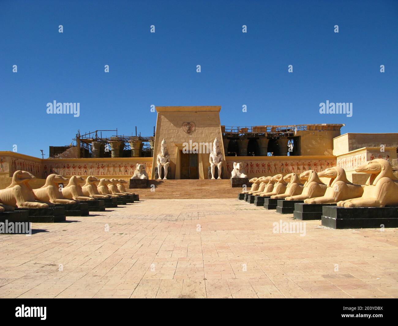 Atlas Film Studio in Sahara desert, Ouarzazate, Morocco Stock Photo - Alamy