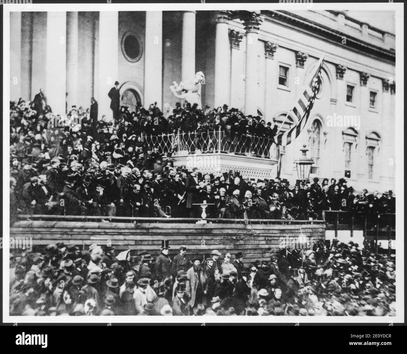 Lincoln's second inaugural Stock Photo - Alamy