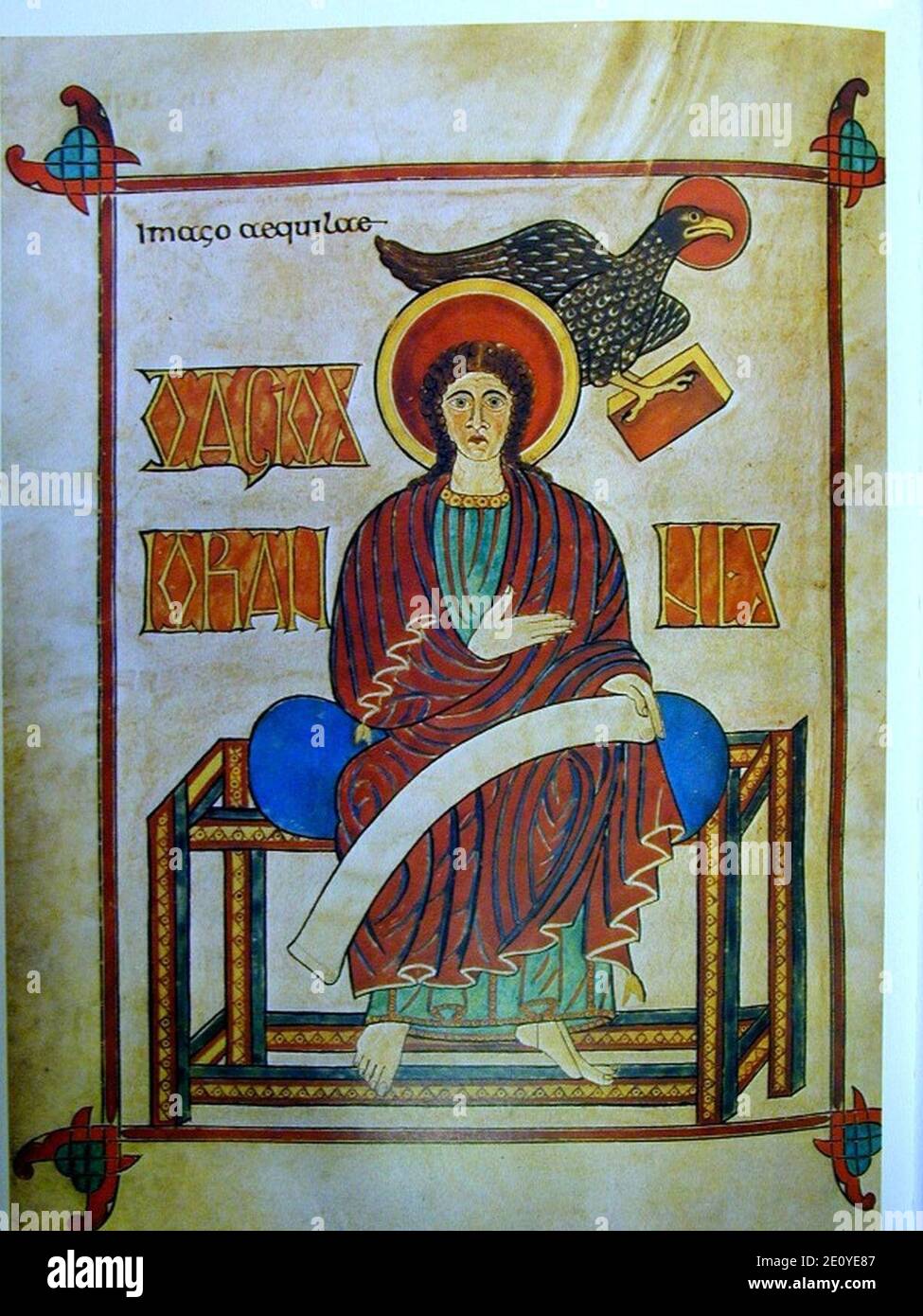 Lindisfarne gospels hi-res stock photography and images - Alamy