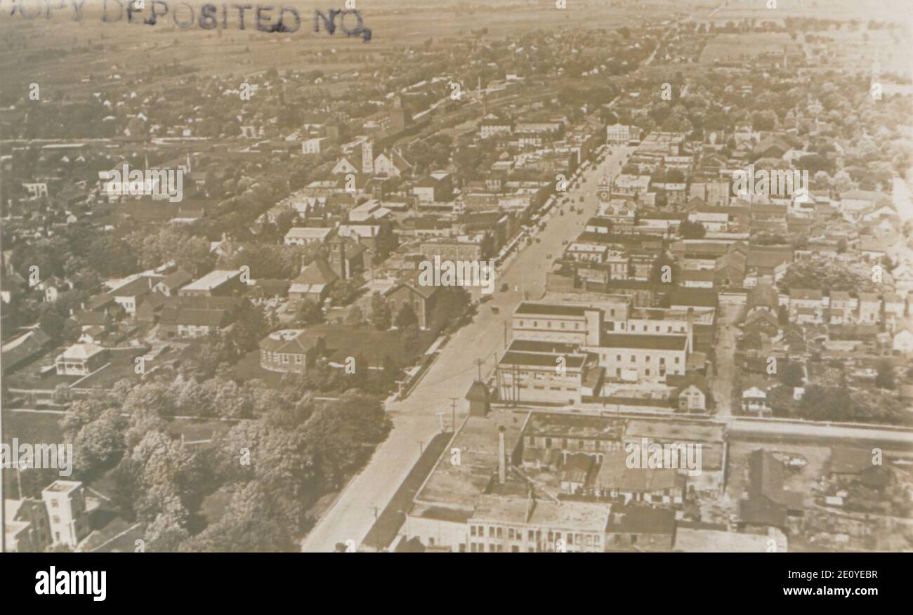 Lindsay Ontario from the Air (HS85-10-36003 Stock Photo - Alamy