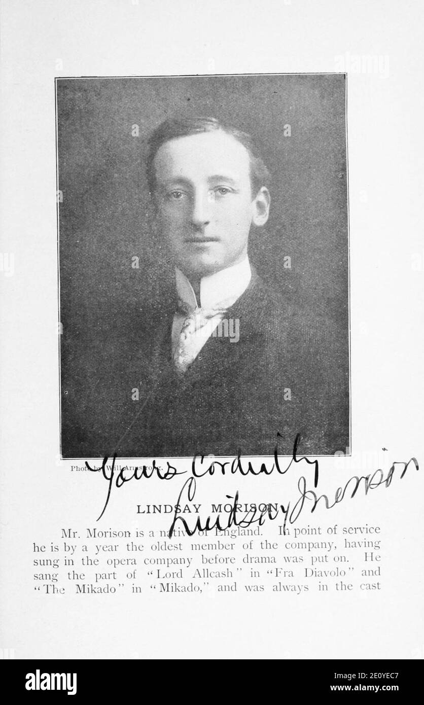 Lindsay Morison, stage actor Stock Photo - Alamy