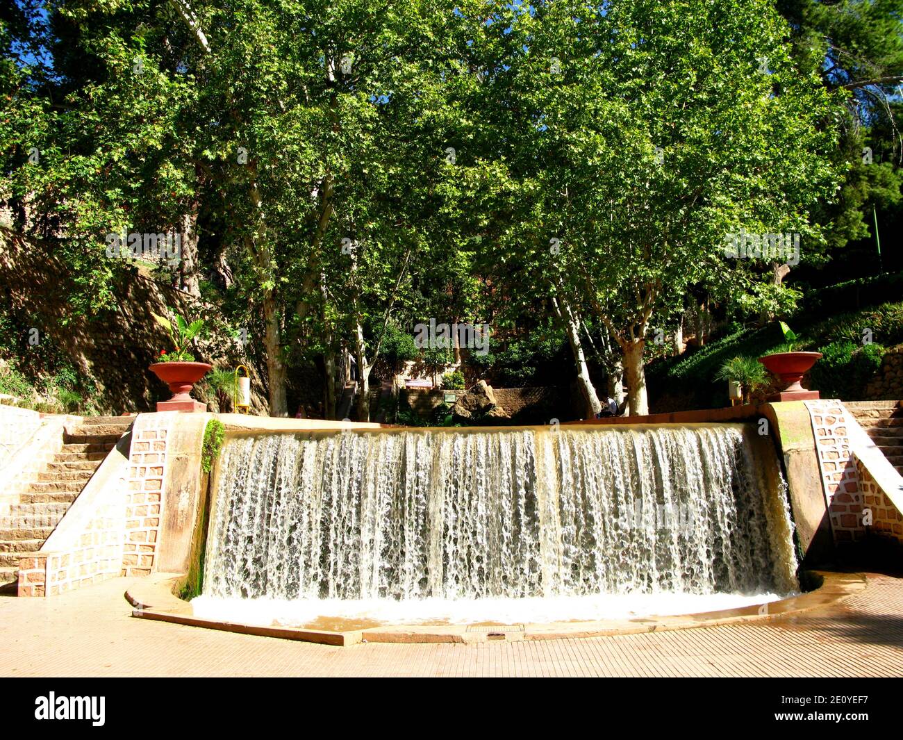 The waterfall in the oasis in Sahara desert, Morocco Stock Photo - Alamy