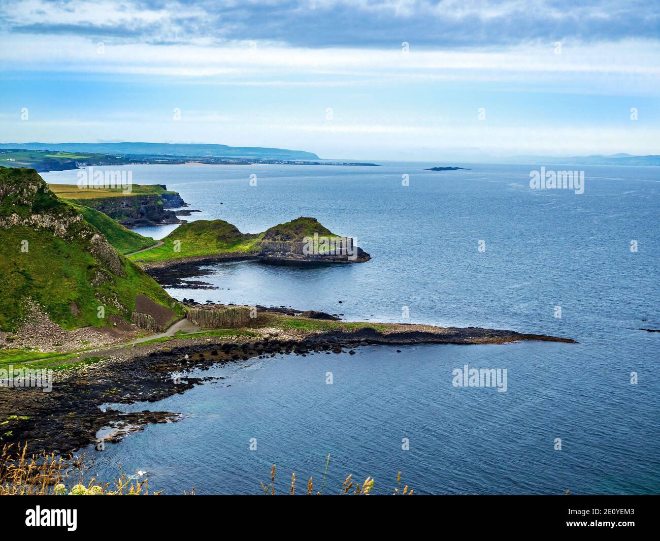 Northern Ireland, UK. Giant’s Causeway, unique natural geological ...