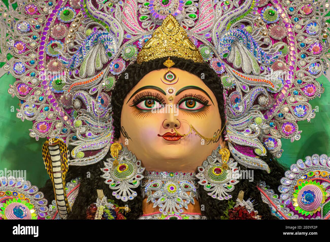 Jagadhatri hi-res stock photography and images - Alamy