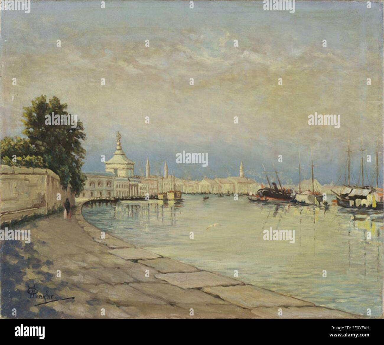 Linnavaade (Veneetsia), Karl von Winkler Stock Photo - Alamy