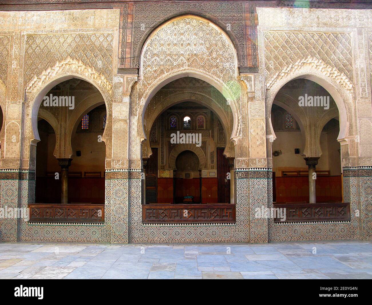 The ancient medersa in Fez, Morocco Stock Photo - Alamy
