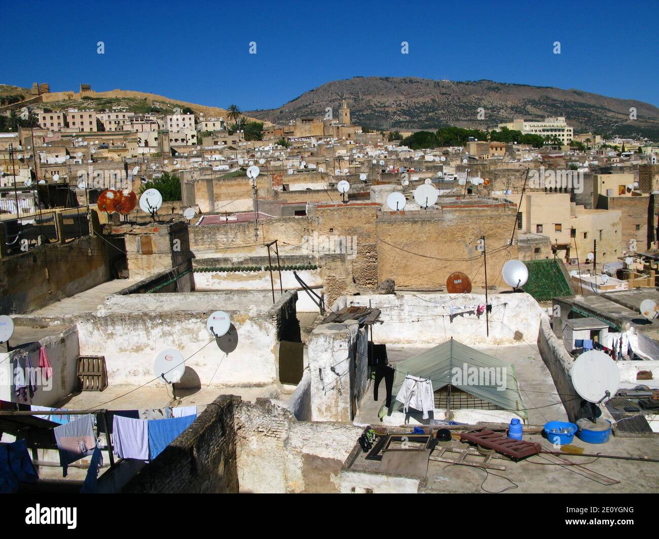 The view on the medina of Fez, Morocco Stock Photo - Alamy