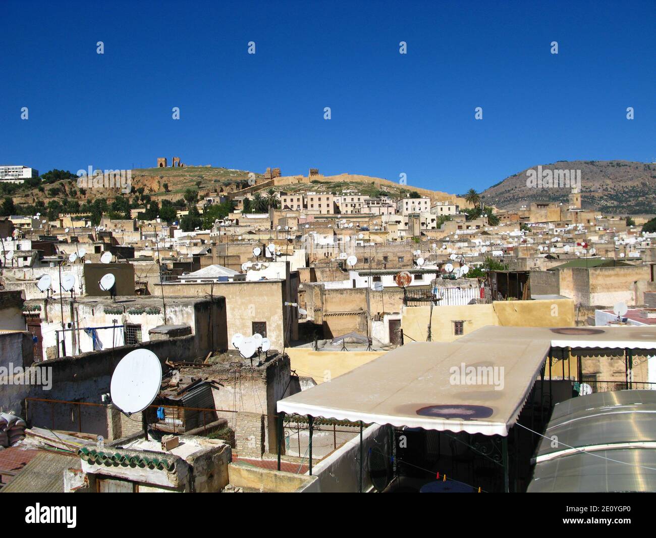 The view on the medina of Fez, Morocco Stock Photo - Alamy