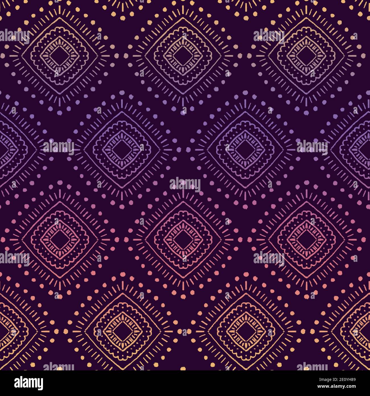 Purple Tribal Pattern
